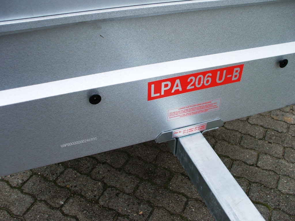 Pongratz LPA 206 U-B mit Aufsatzwänden SONDERPREIS Ausstellungsstück / PKW Anhänger von Kröger ...